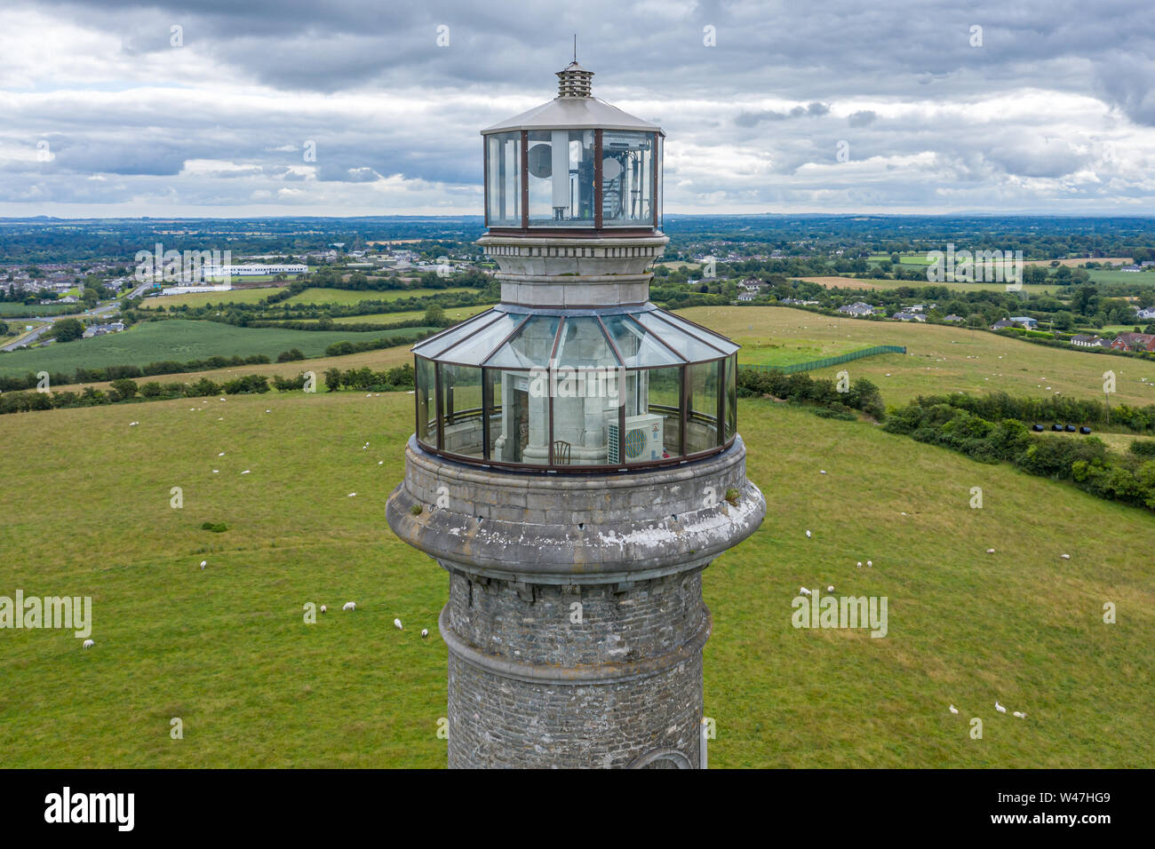Spire of Lloyd in Kells, Ireland is an 18th-century folly in the form of a Doric column ...