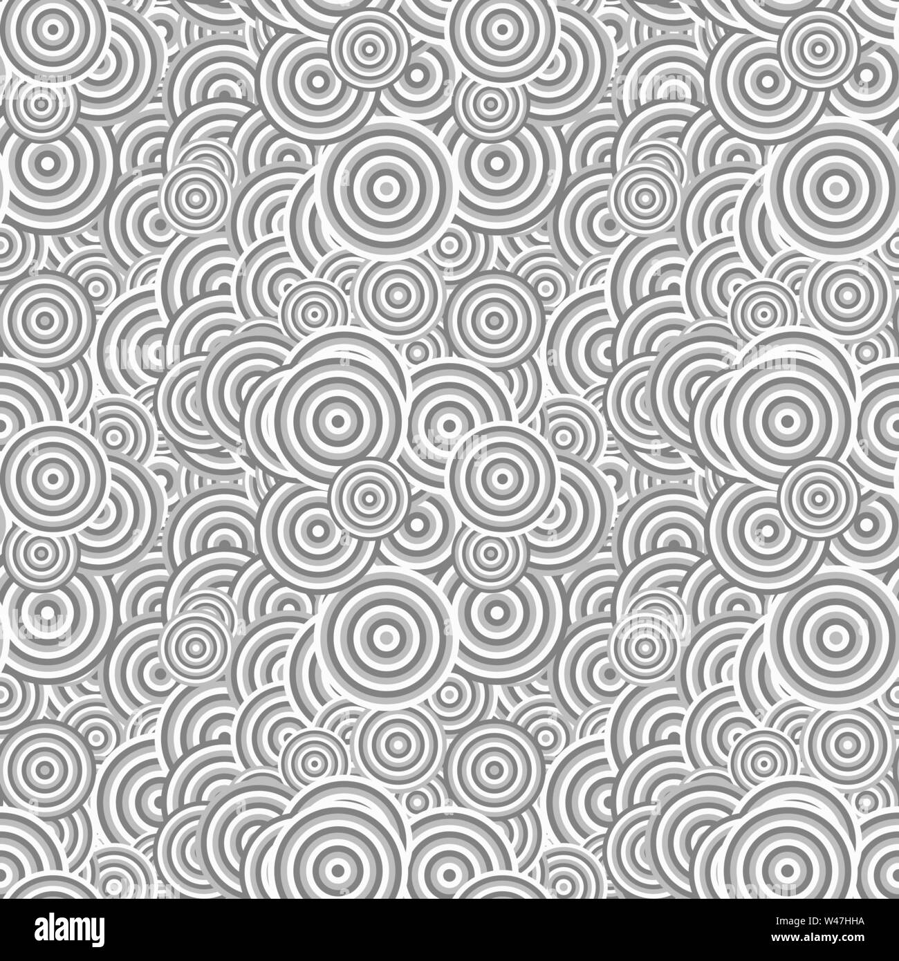 Abstract Repeating Circle Pattern Design Background Colored Vector