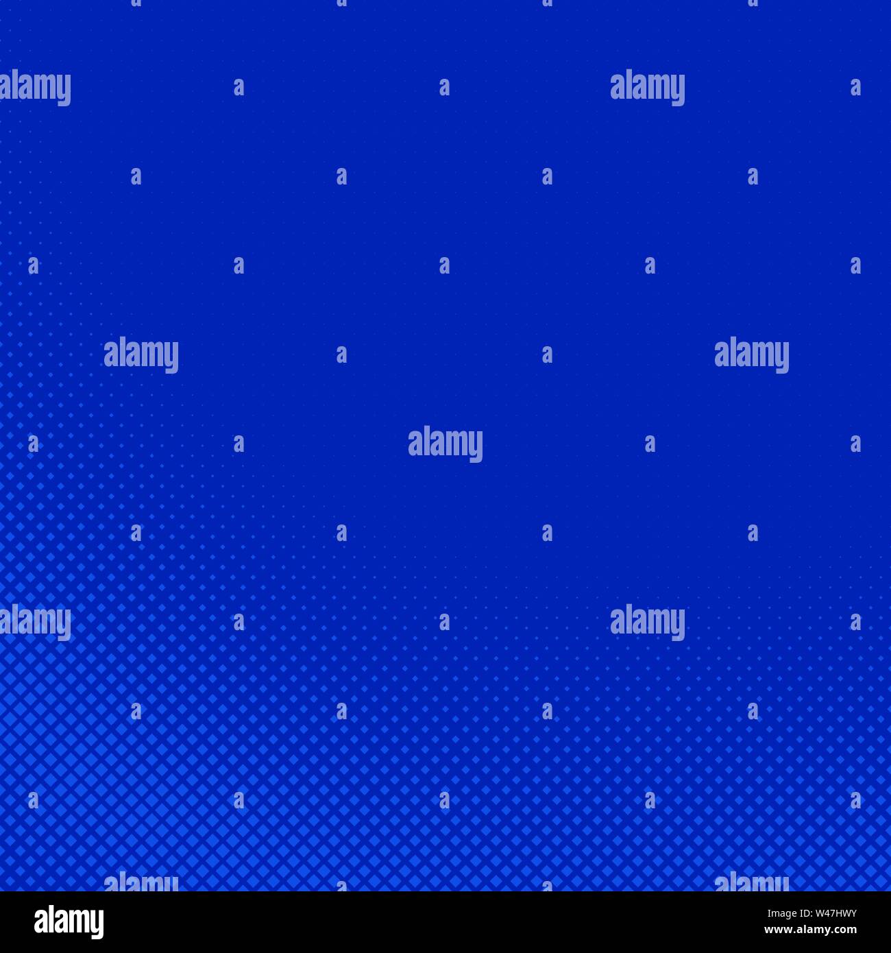 Blue Abstract Halftone Square Pattern Background Vector Graphic