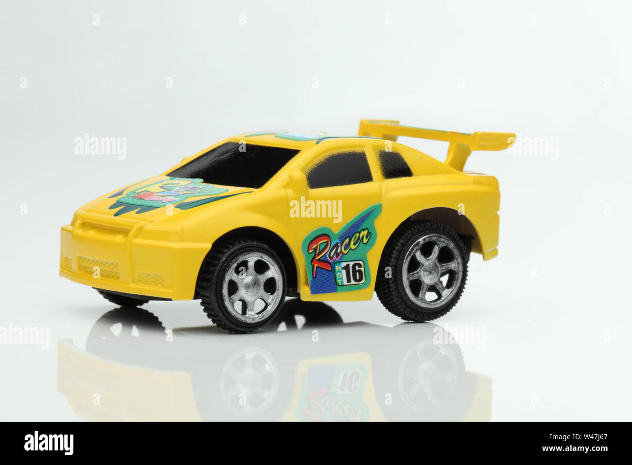 Plastic yellow car model hi-res stock photography and images - Alamy