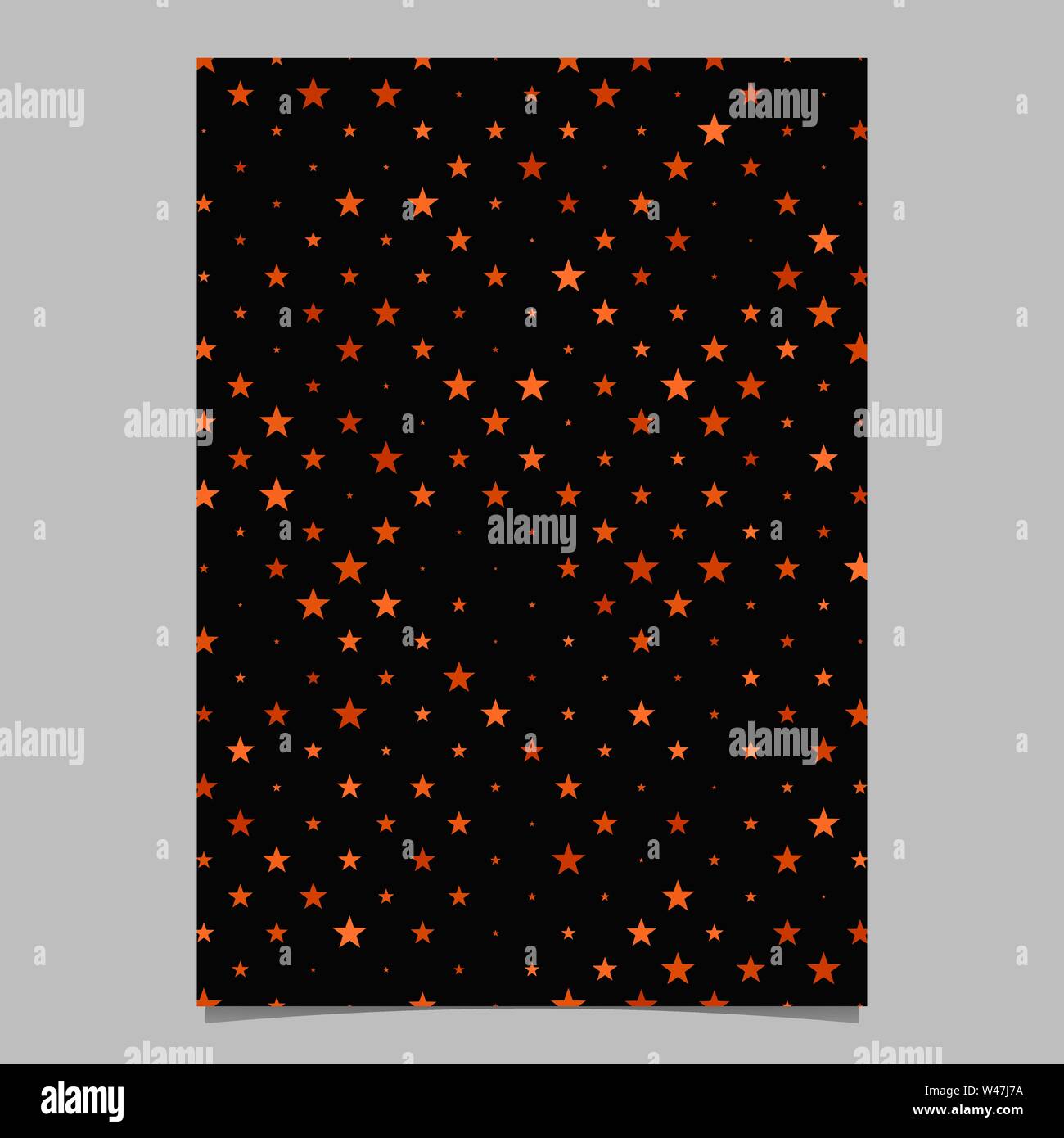 Abstract pentagram star pattern brochure background template - vector ...
