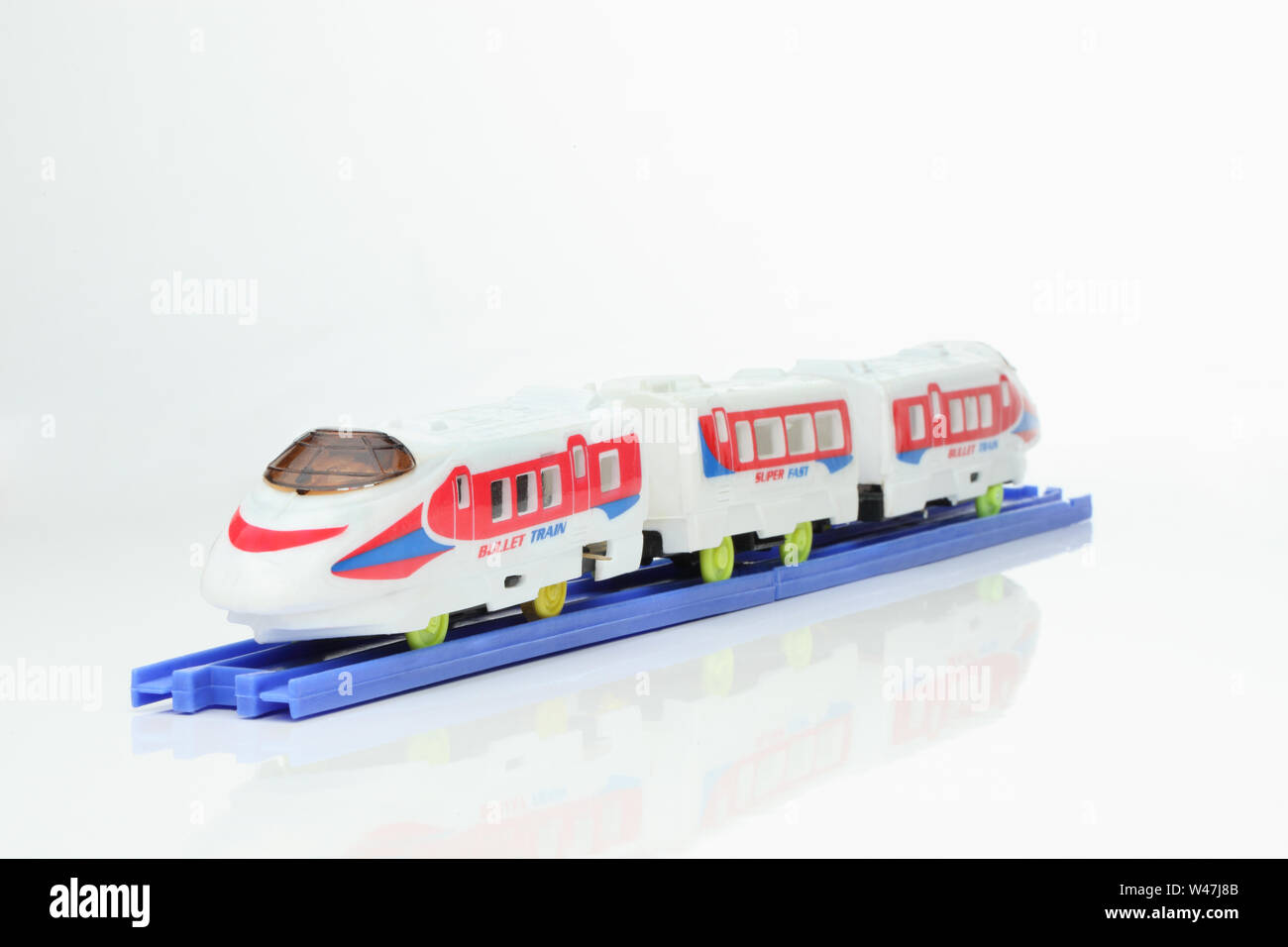 Toy high speed train hi-res stock photography and images - Alamy