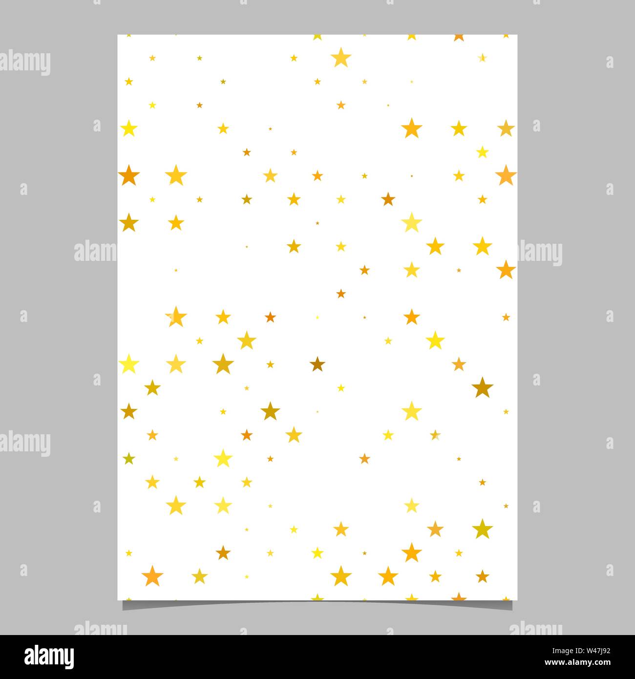 Abstract repeating star pattern poster template - vector graphic Stock ...