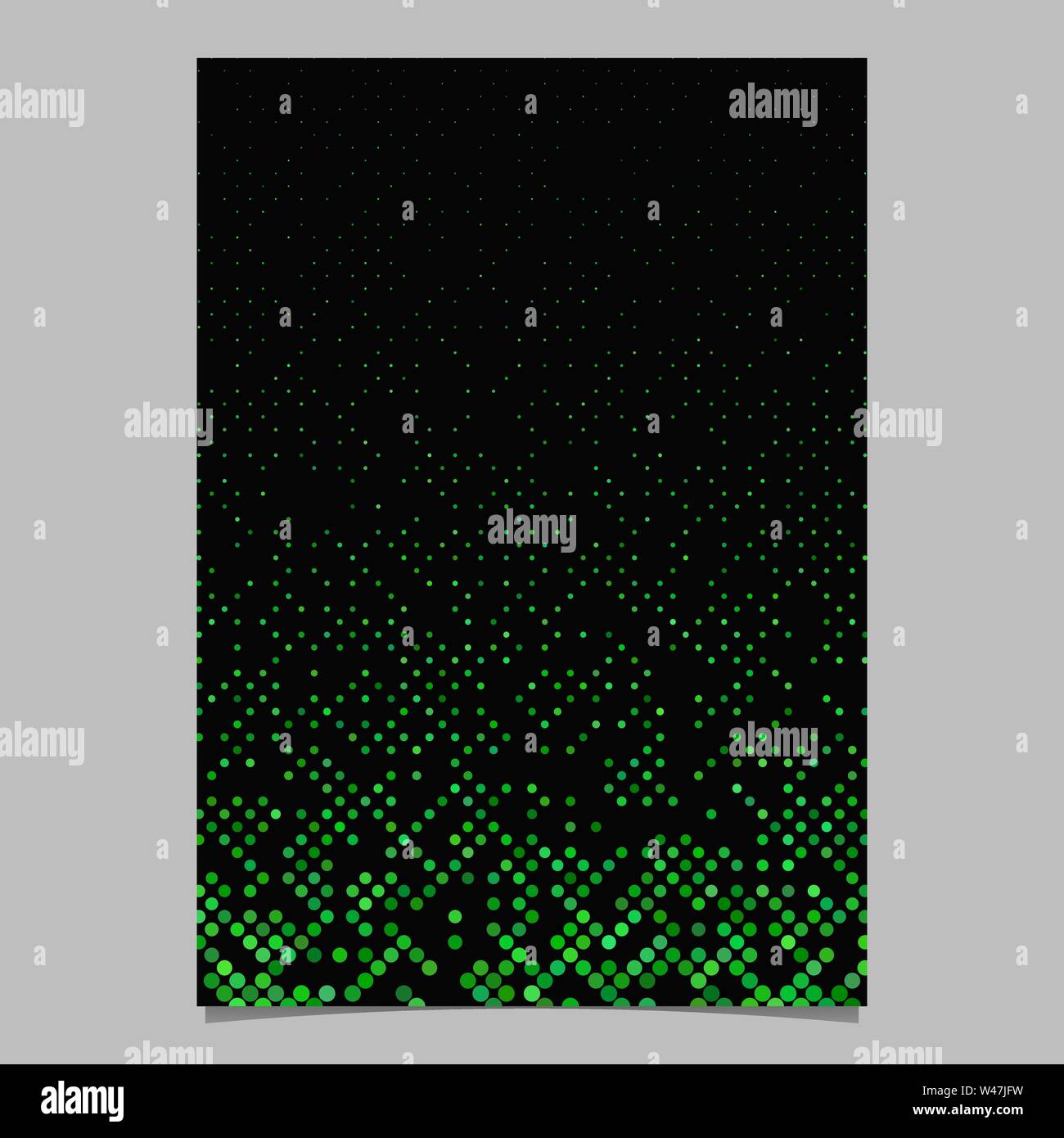 Color circle pattern poster template - vector document background ...