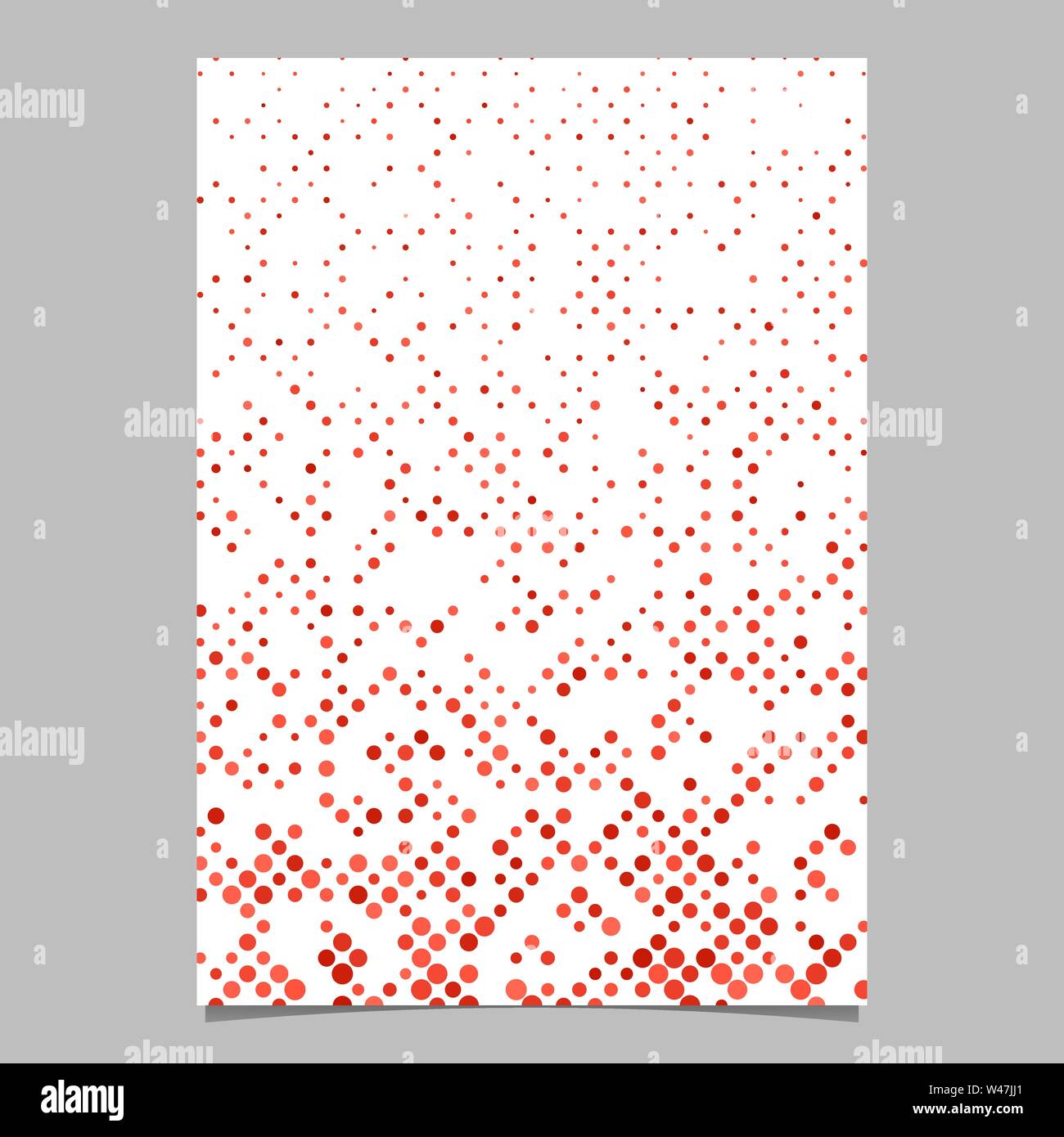 Abstract Geometrical Circle Pattern Brochure Template Background Vector Illustration Stock