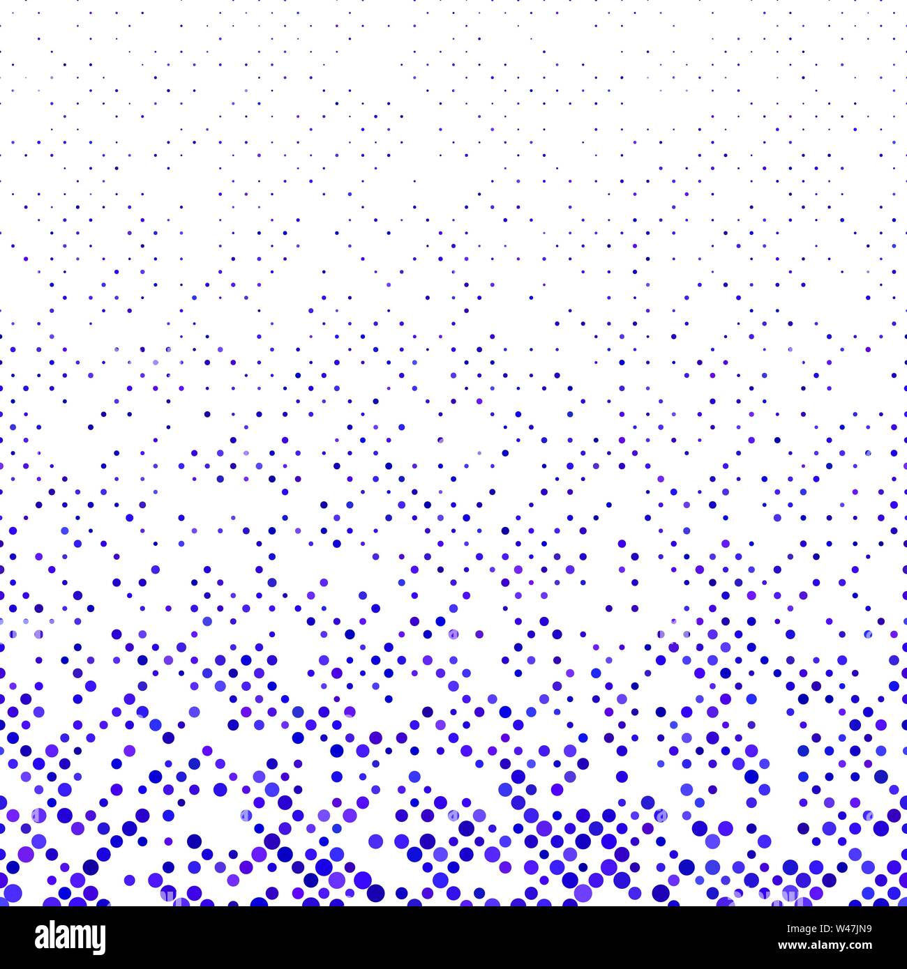 Geometric blue dot pattern background - design with small dots Stock ...