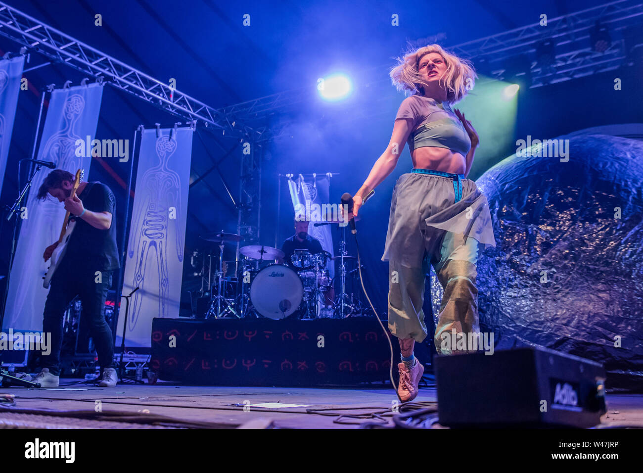 Henham Park, Suffolk, 20 July 2019. Aurora plays the BBC Sounds Stage ...