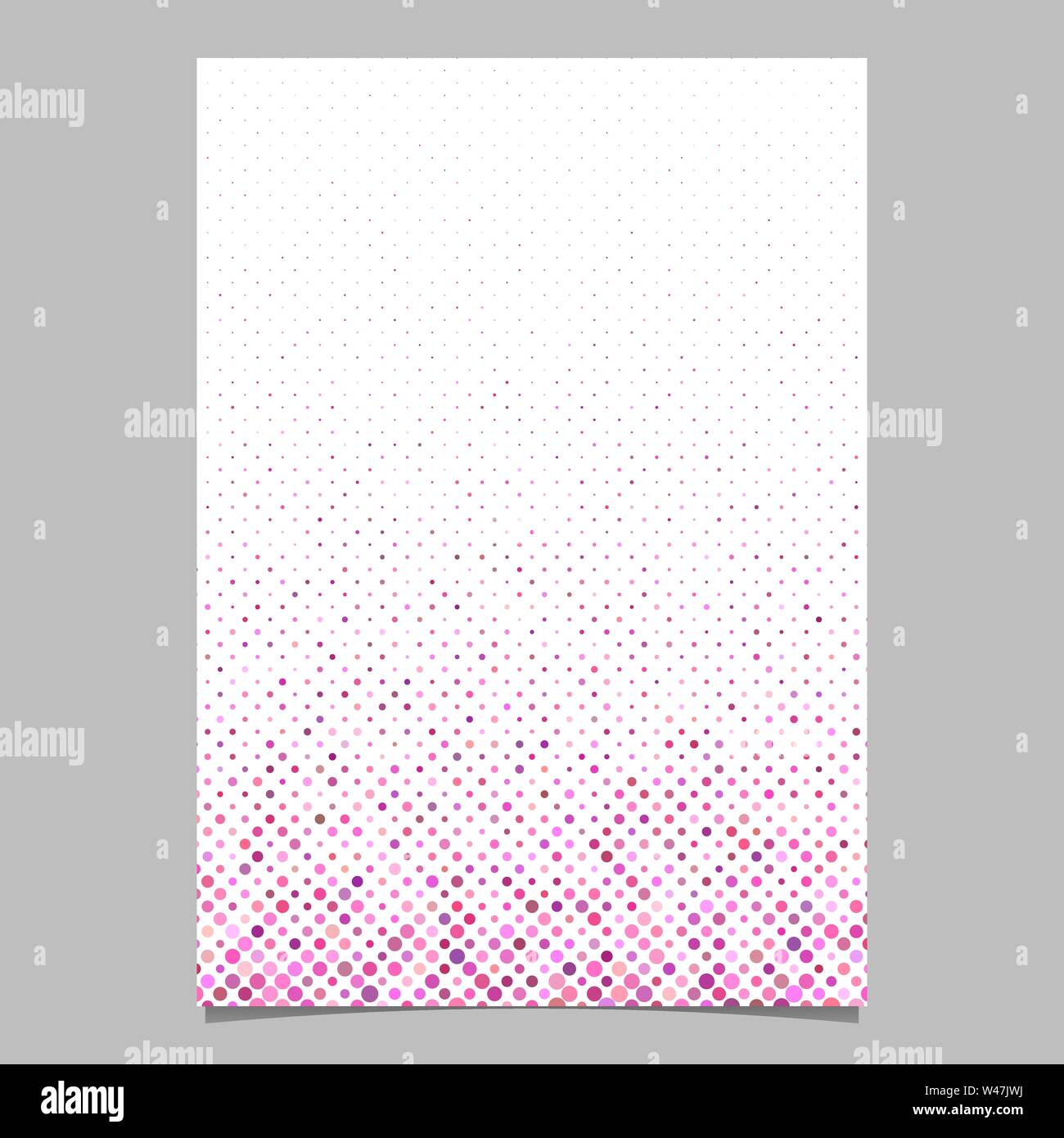 Abstract seamless dot pattern flyer template background - vector ...