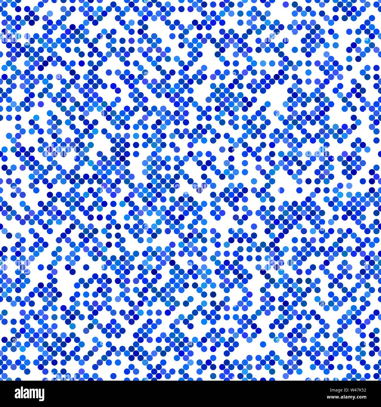 Blue seamless dot pattern background - abstract vector graphic design Stock Vector Image & Art ...