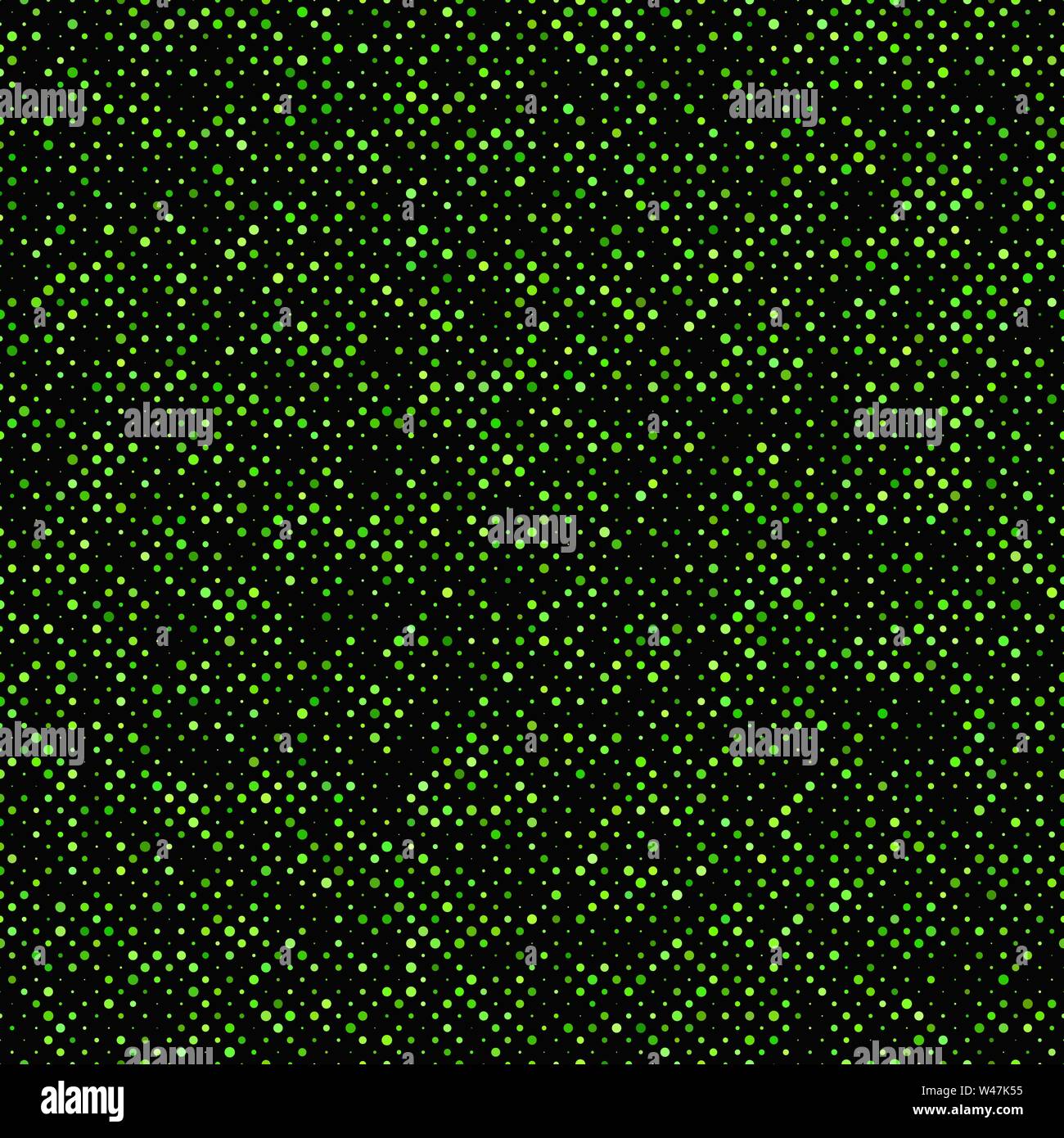 Green seamless dot pattern background - vector graphic design Stock ...