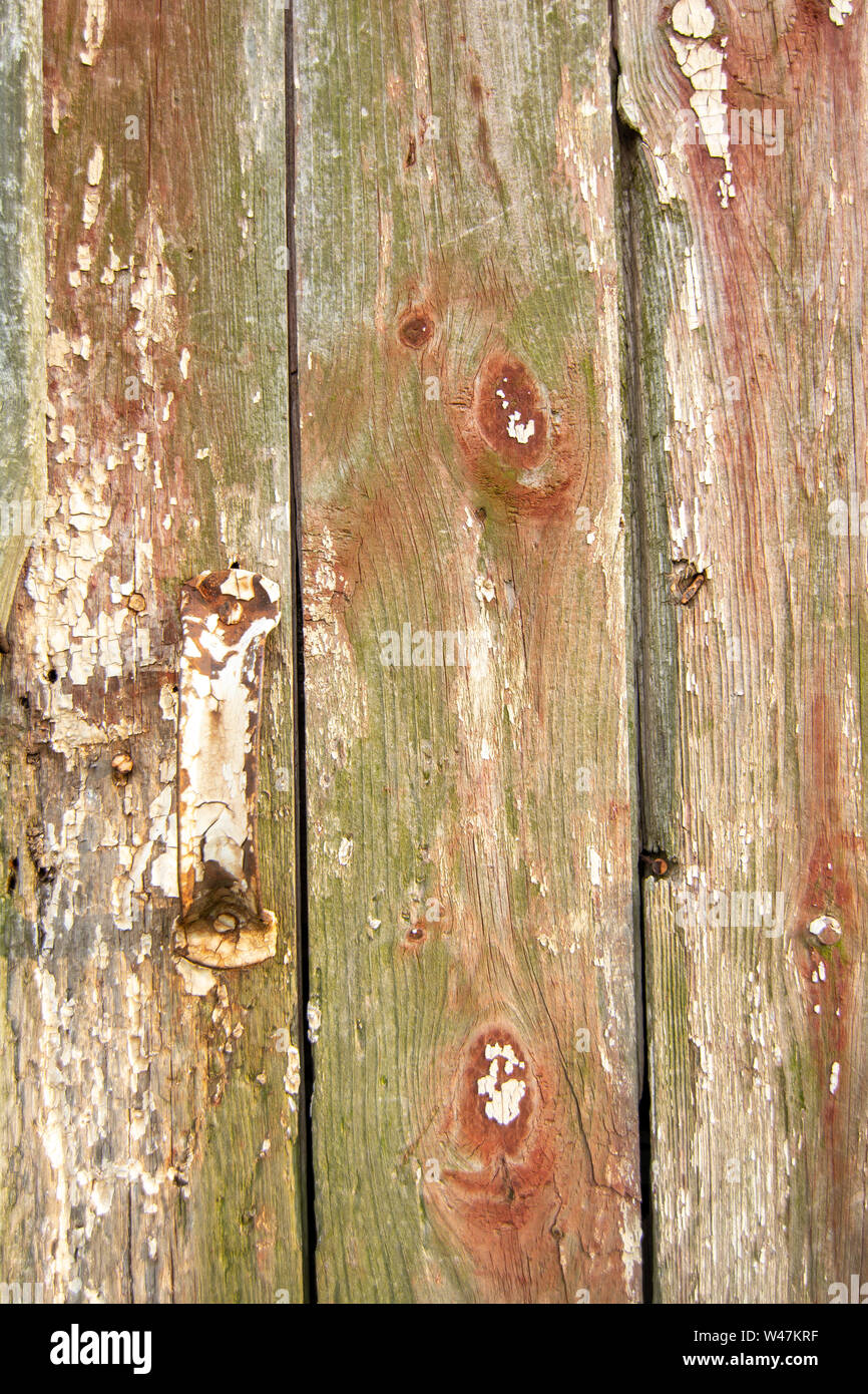 Old weathered barn wood on side of barn in rural Illinois Stock Photo ...