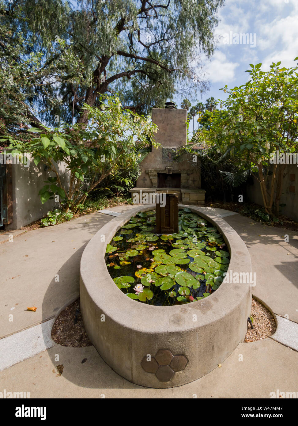Beautiful nature scene of a park at Los Angeles, California Stock Photo ...