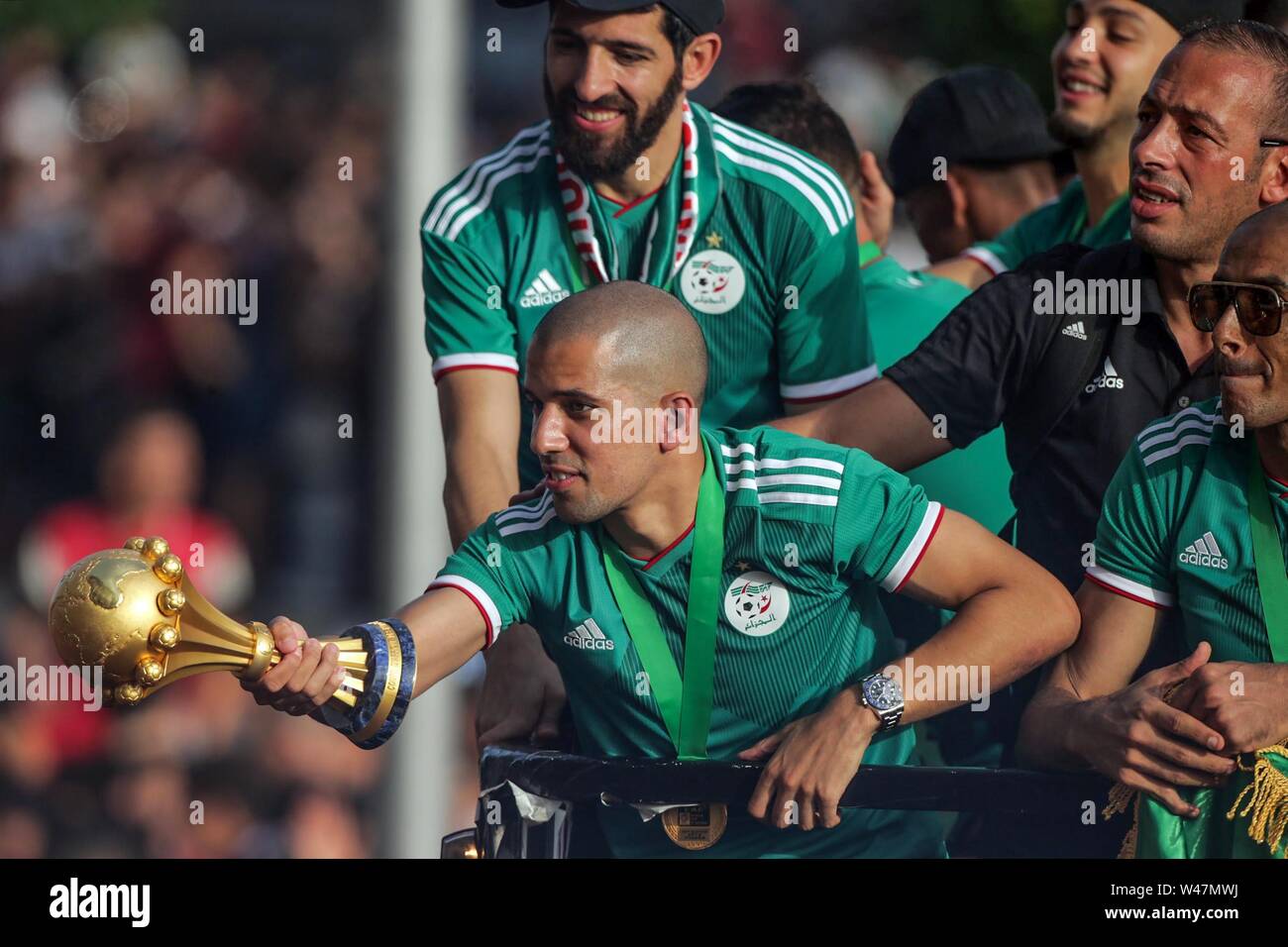 Algerian national soccer team players hi-res stock photography and ...