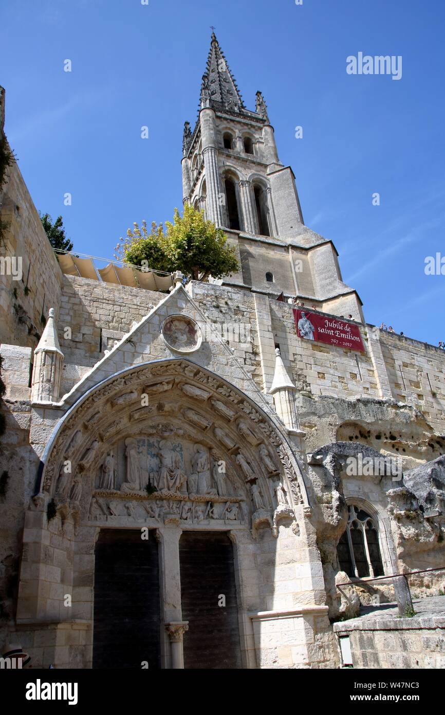 Monolithic Church St Emilion High Resolution Stock Photography and ...