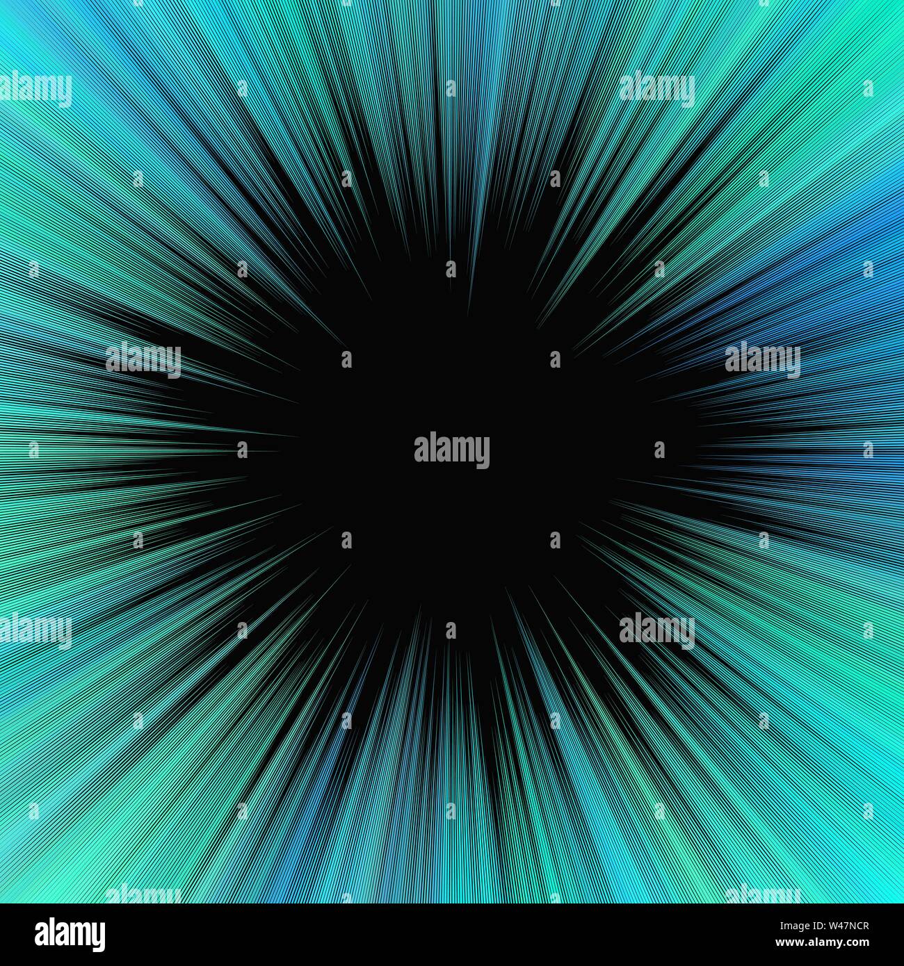 Abstract psychedelic sun burst background design - vector blast graphic ...