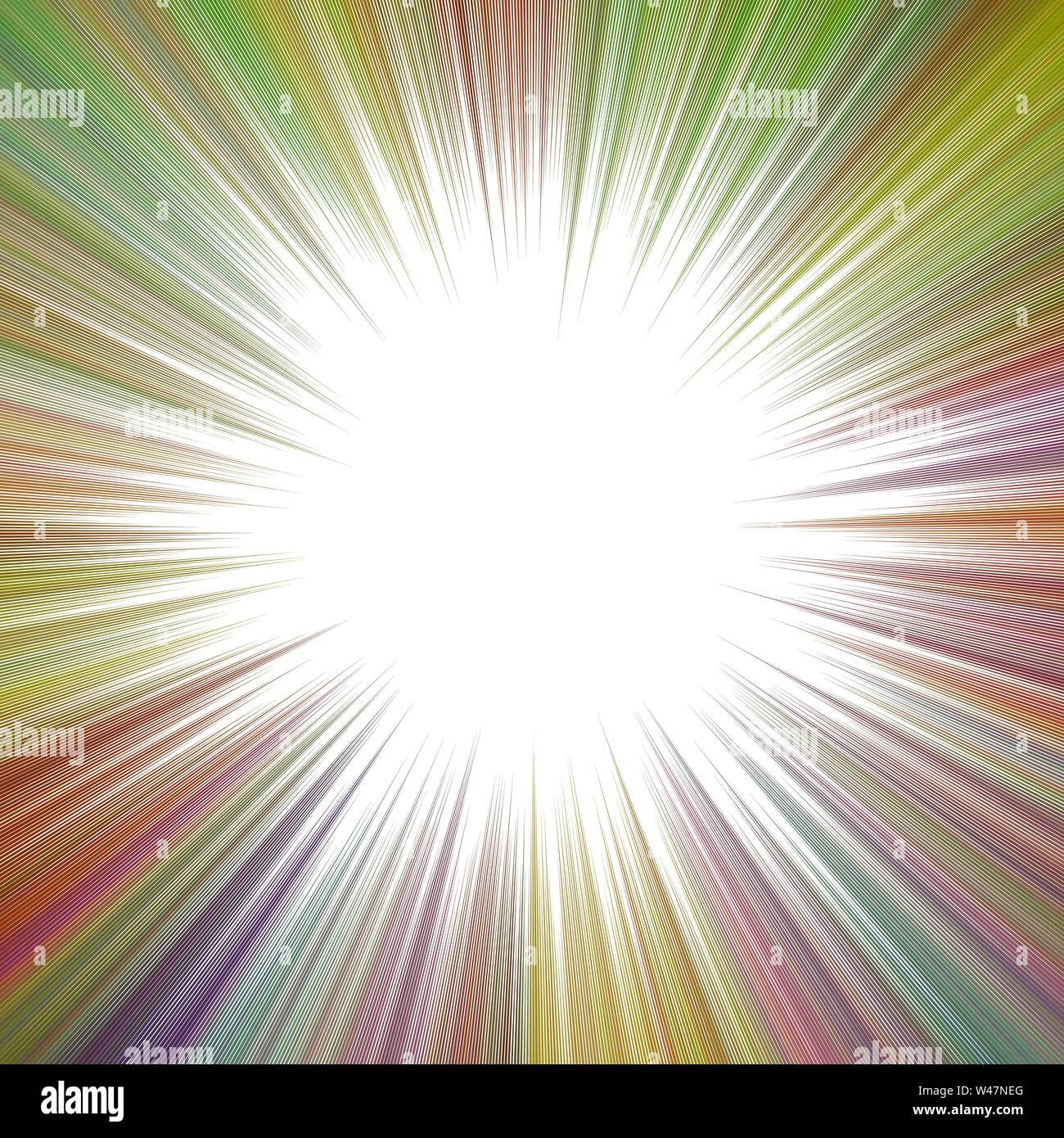 Colorful abstract psychedelic ray burst background design - vector ...