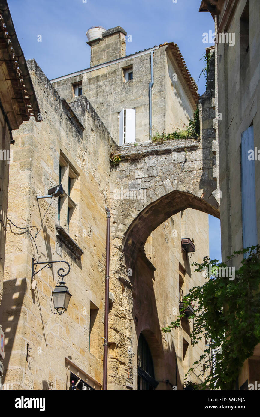 the old village of saint emilion, one of the unesco world heritage ...