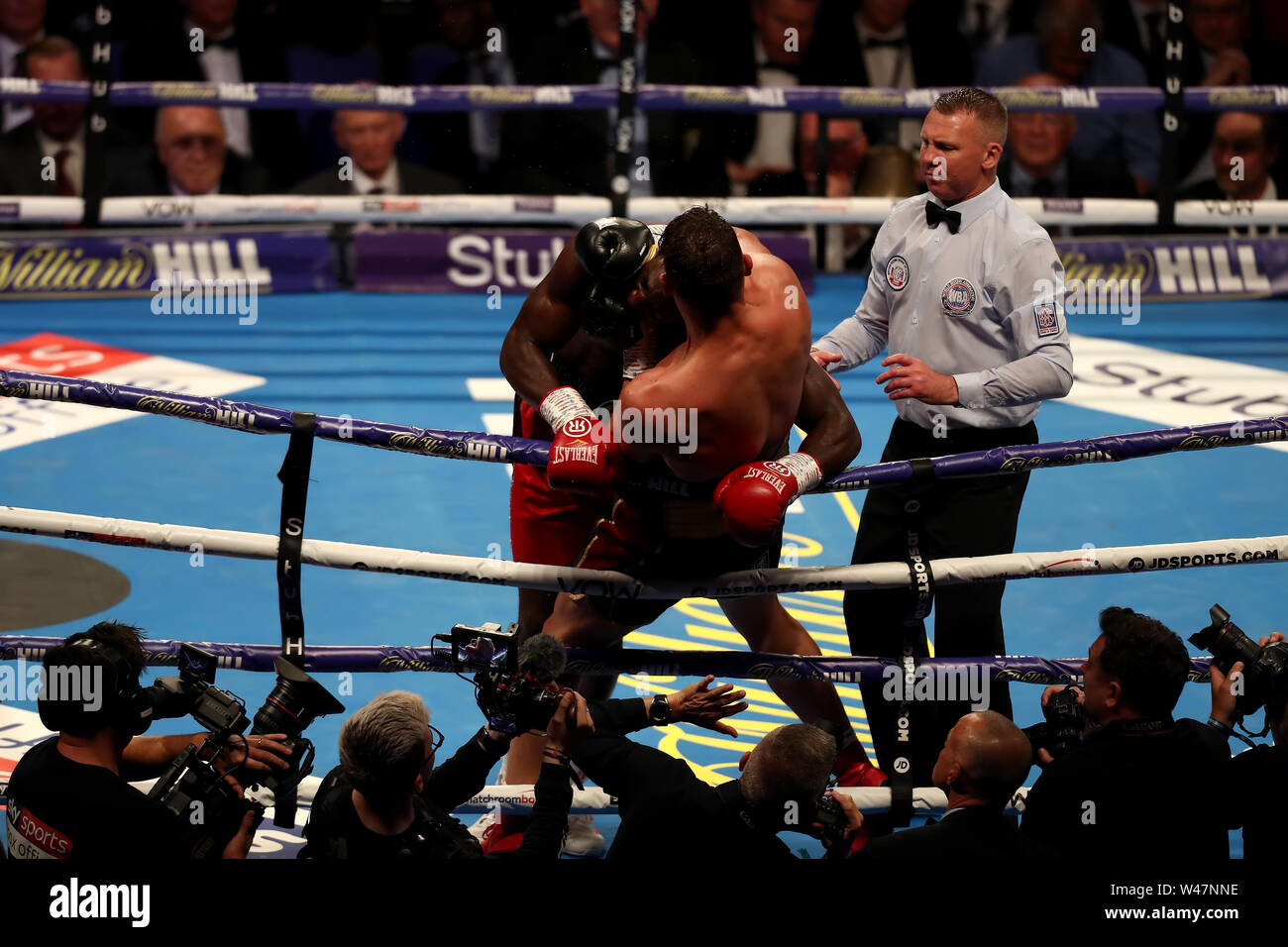 20th July 2019, The 02 Arena, London, England; Heavyweight Boxing, WBC ...