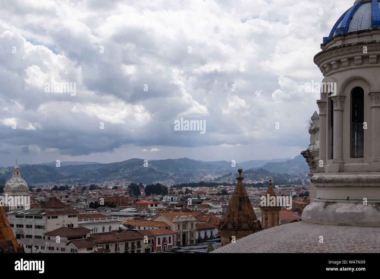 New Cathedral of Cuenca, Azuay Province, Ecuador, South America Stock ...