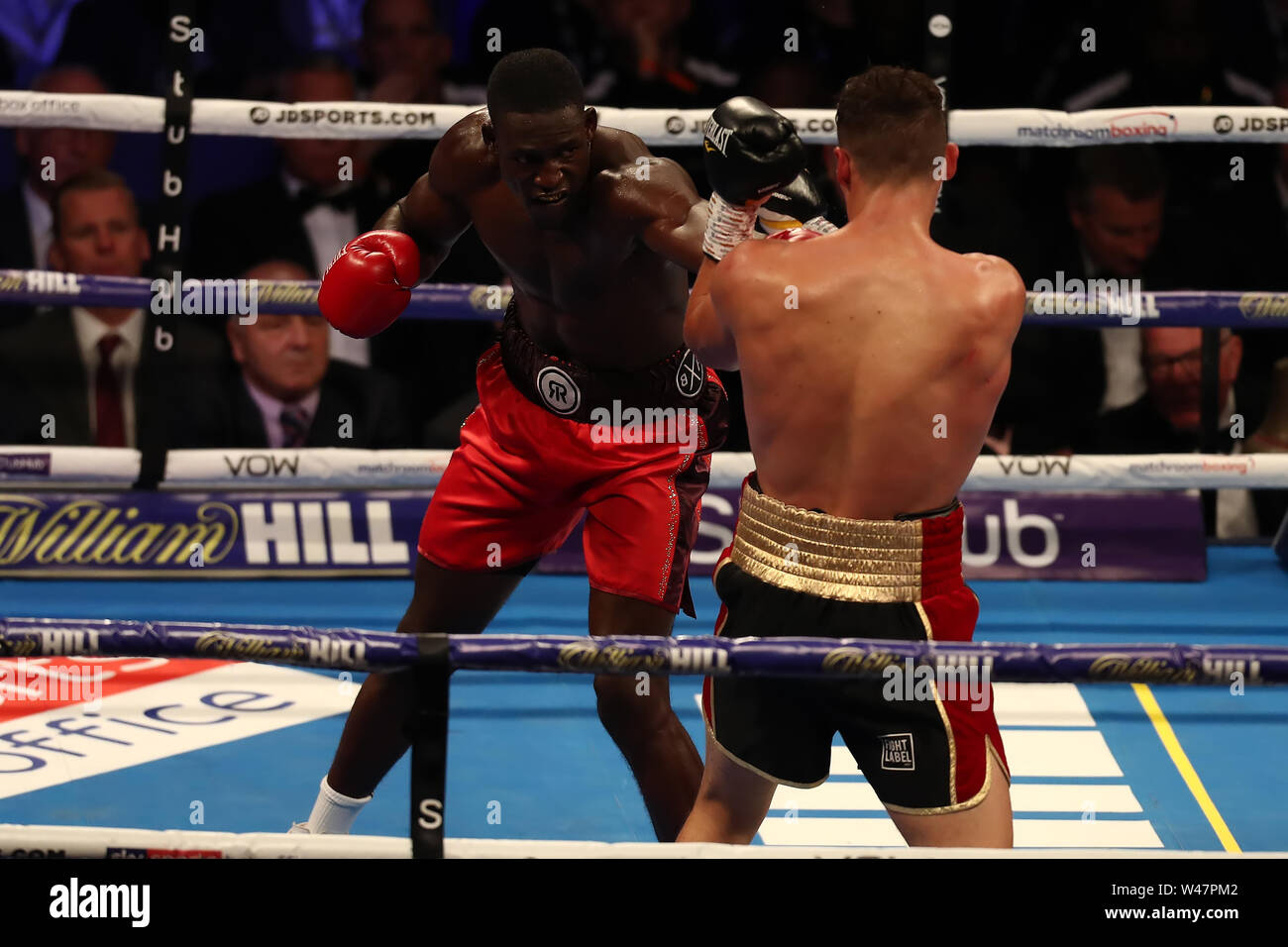 20th July 2019, The 02 Arena, London, England; Heavyweight Boxing, WBC ...