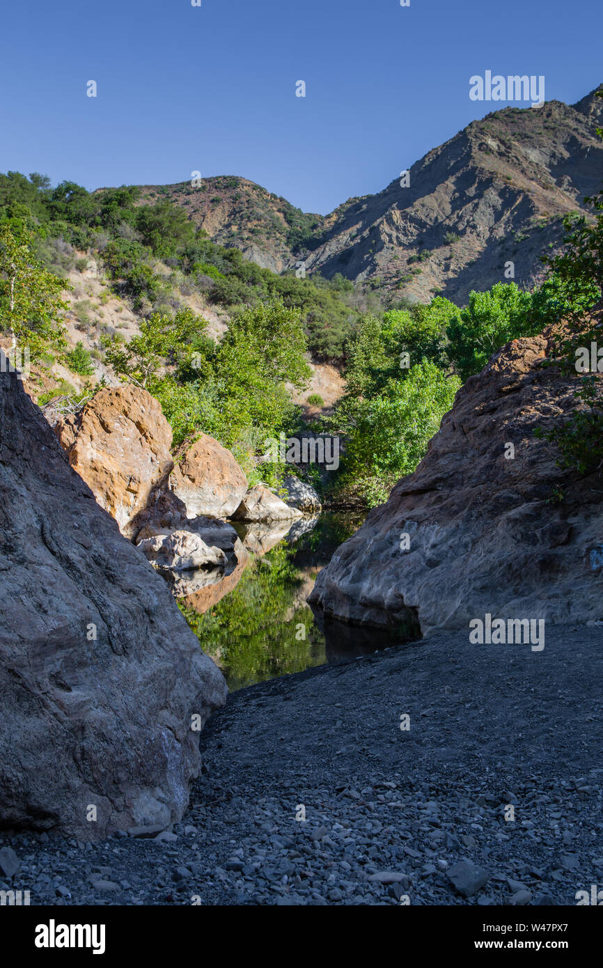 Red Rocks swimming hole, Santa Ynez River, Los padres national forest ...