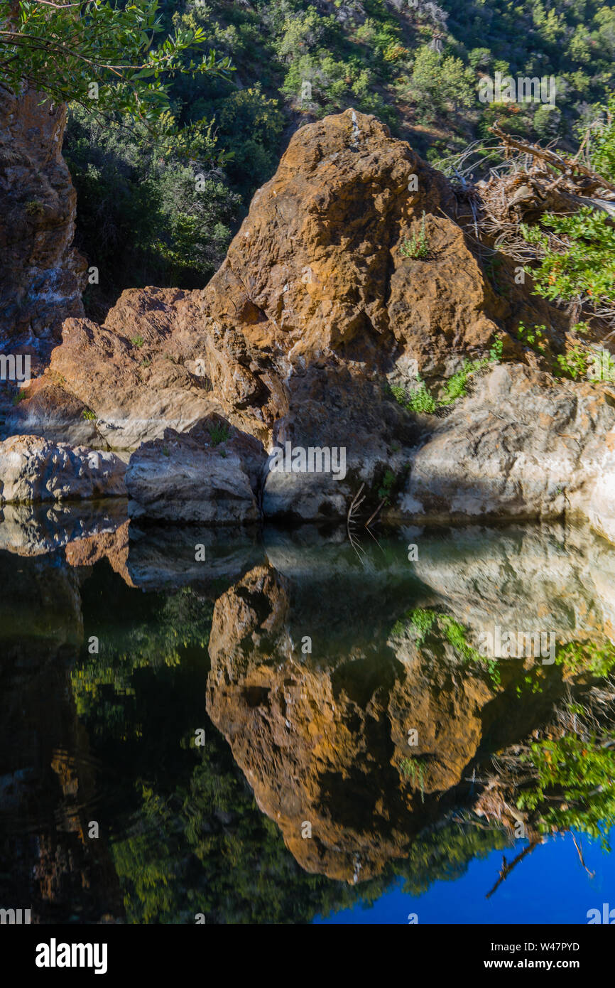 Red Rocks swimming hole, Santa Ynez River, Los padres national forest ...