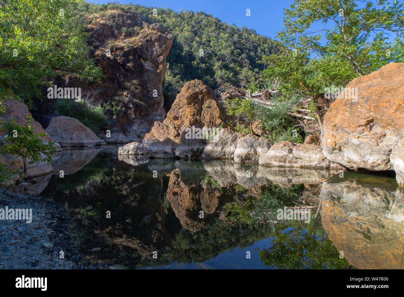 Red Rocks swimming hole, Santa Ynez River, Los padres national forest ...
