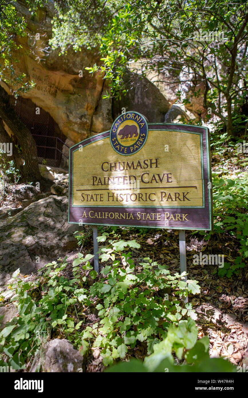 Chumash cave painting hi-res stock photography and images - Alamy