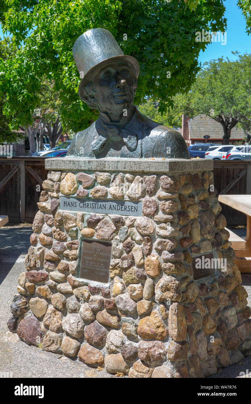 This monument in Solvang California of Hans Christian Andersen Denmark ...