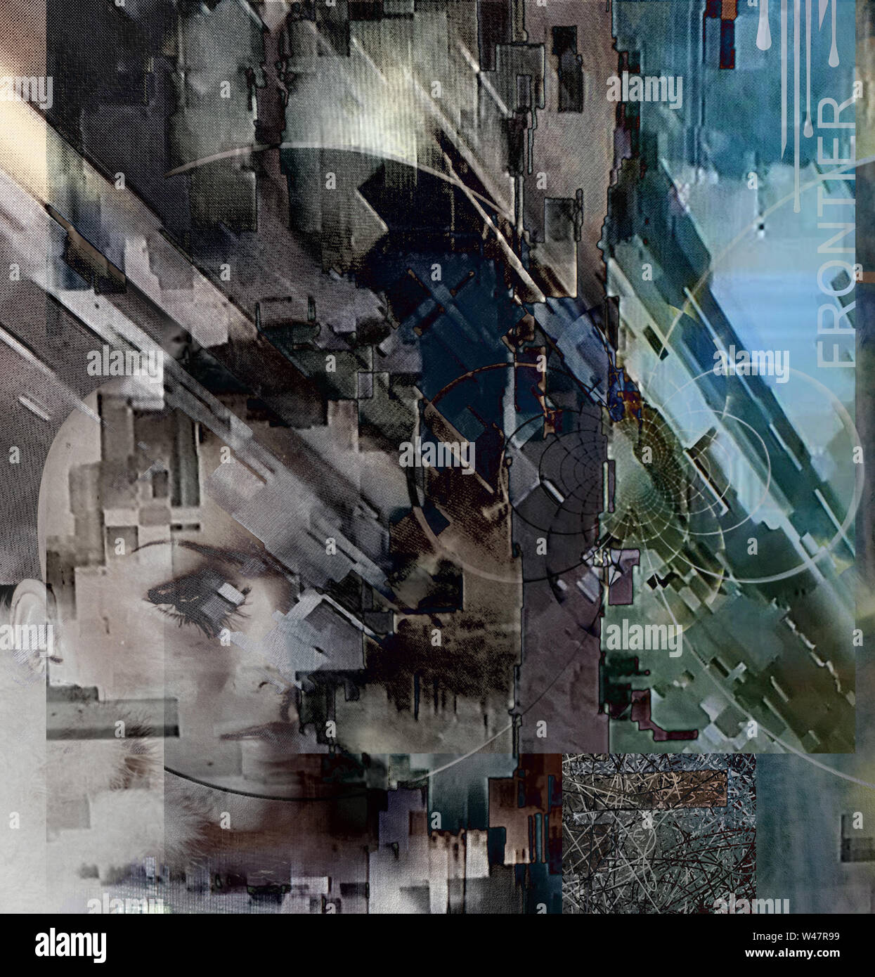 Grunge Abstract. Artwork for creative graphic design Stock Photo - Alamy