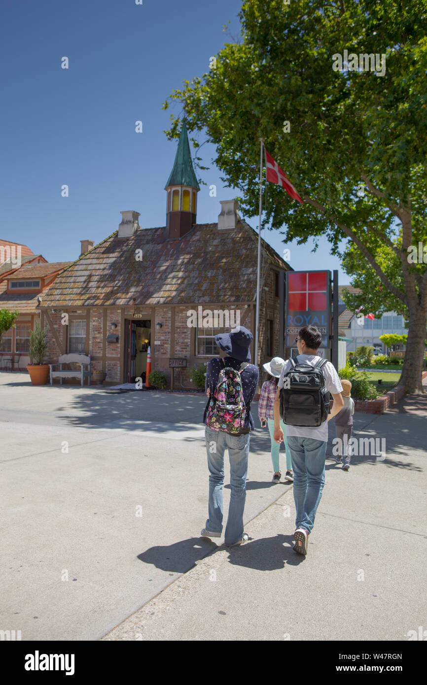 Royal copenhagen inn solvang sign hi-res stock photography and images ...