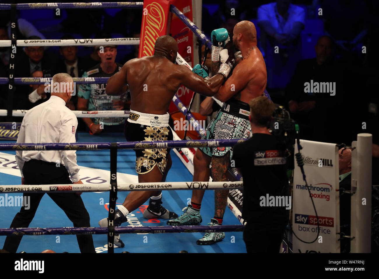 20th July 2019, The 02 Arena, London, England; Heavyweight Boxing, WBC ...