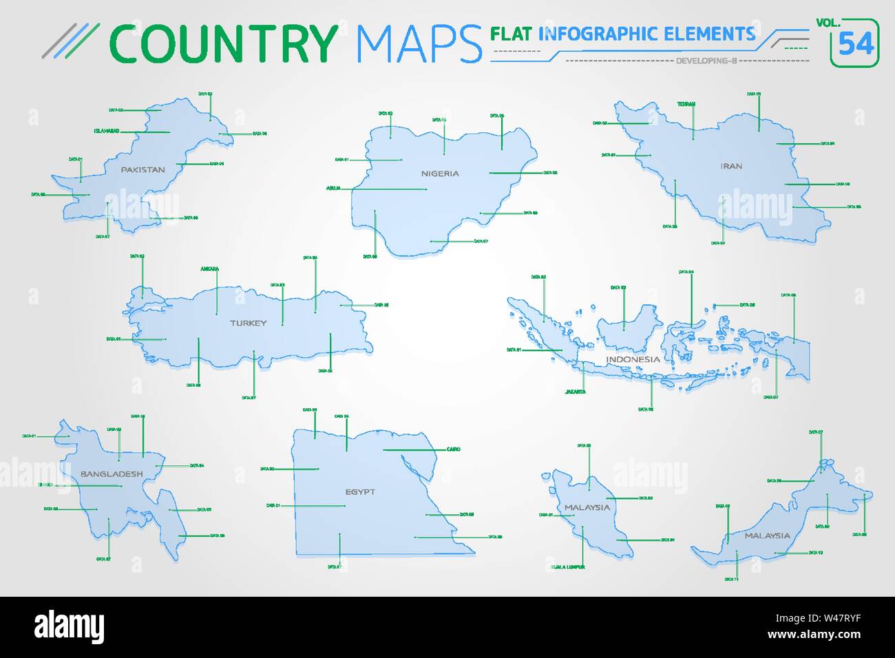 Developing-8, Indonesia, Iran, Bangladesh, Egypt, Nigeria, Malaysia ...