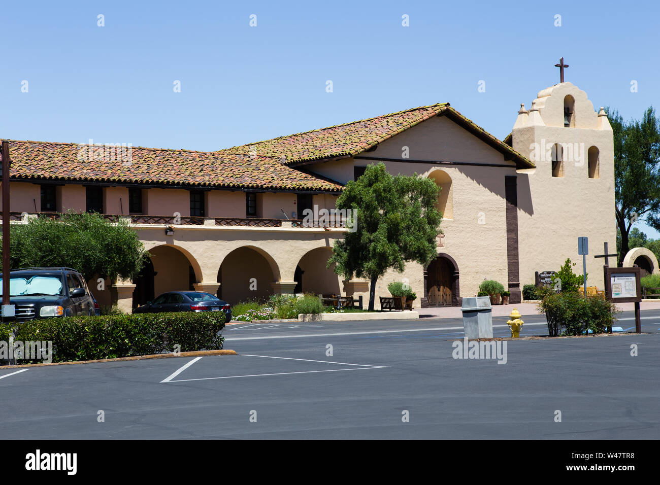 The Old Mission Santa Ines Solvang,Santa Barbara County, California ...