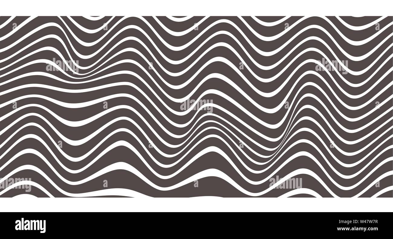 Abstract wavy line background. Vector illustration Stock Vector Image ...