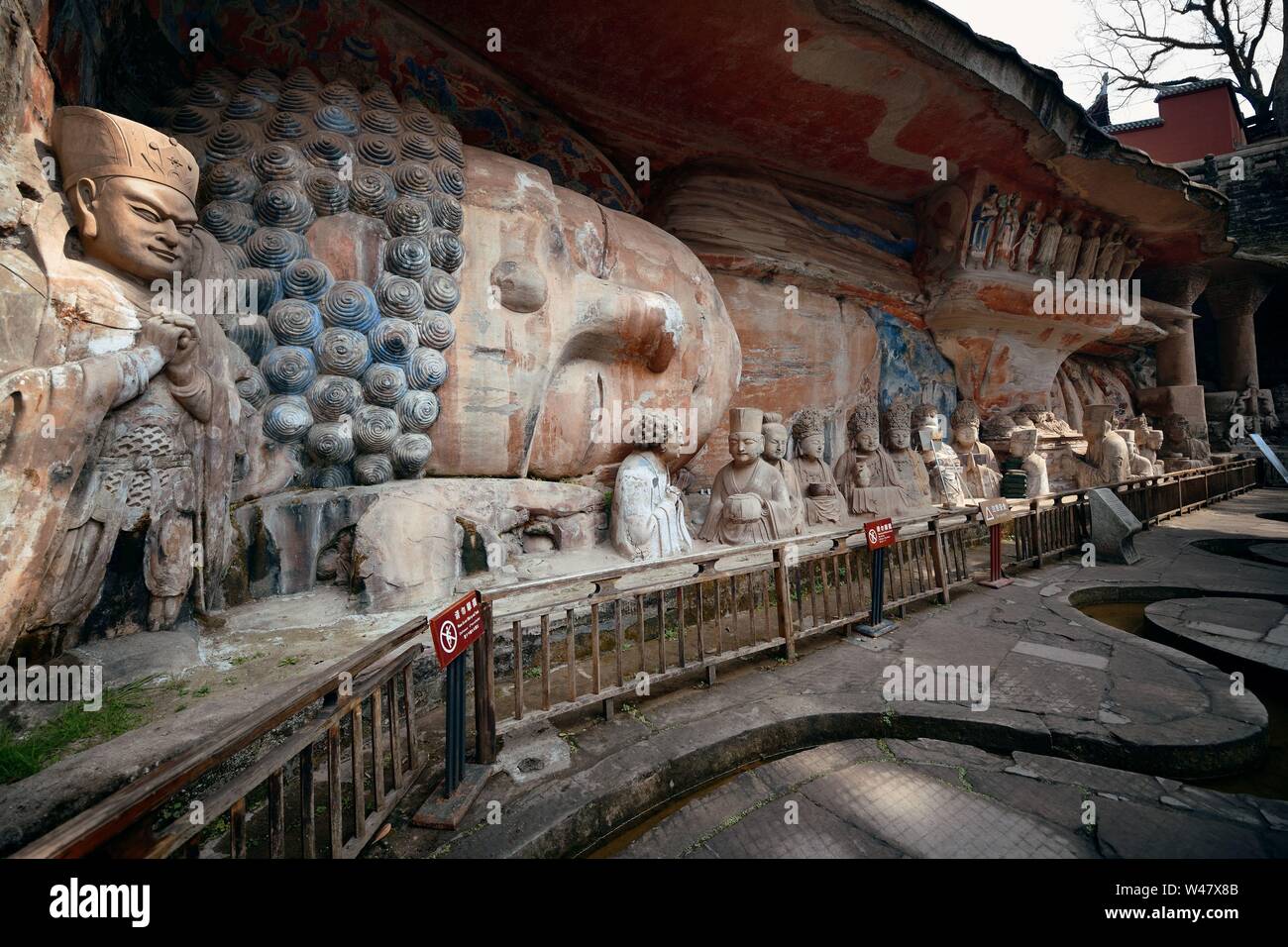 Dazu Rock Carvings as the World Heritage Site located in suburb ...