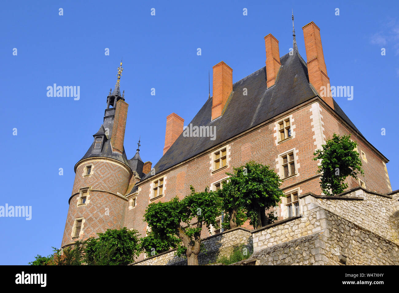Château de Gien, Castle Gien, Gien, France, Europe Stock Photo - Alamy