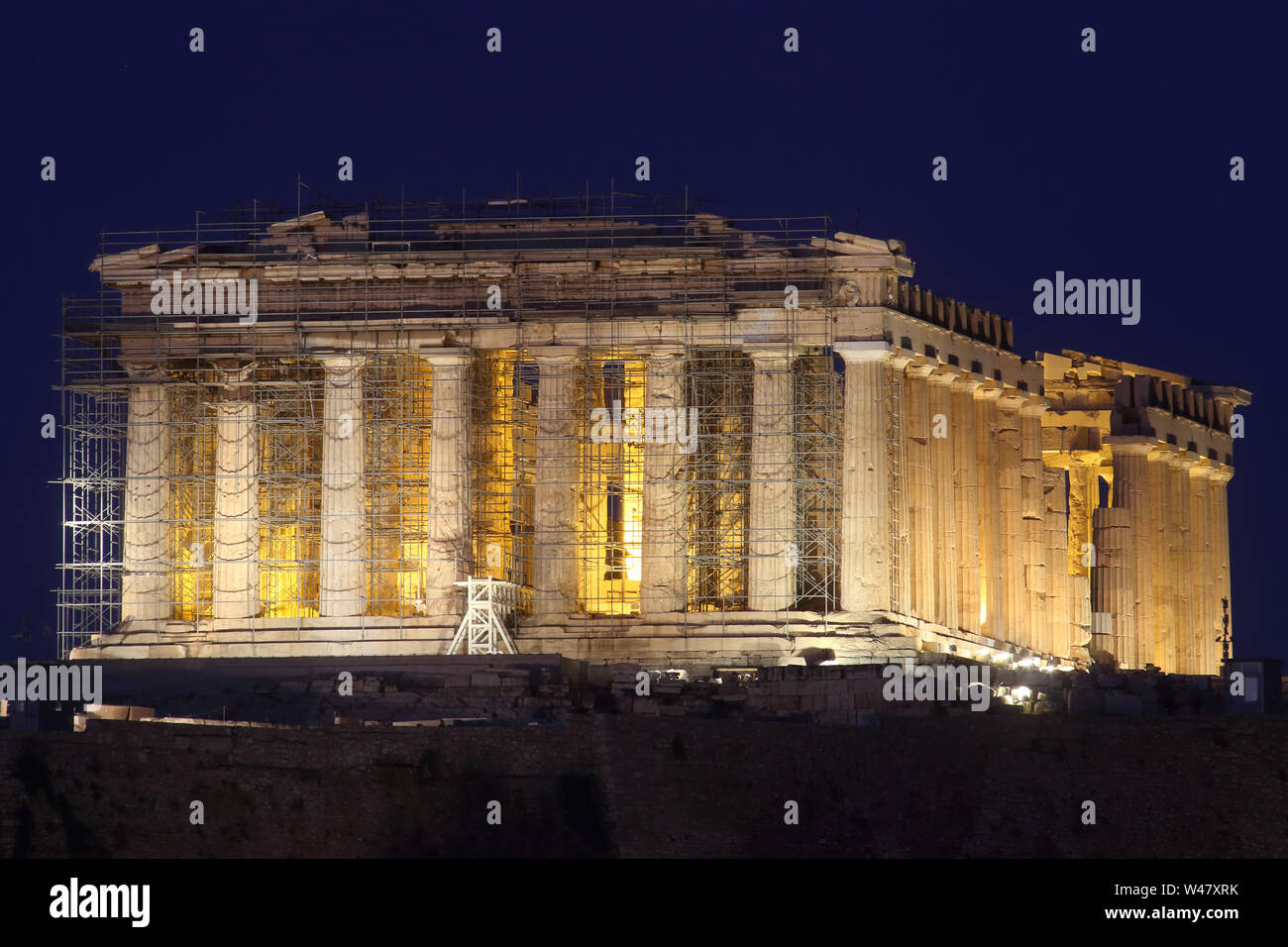 Athens, Greece - July 20, 2019: The Acropolis of Athens Unesco heritage ...