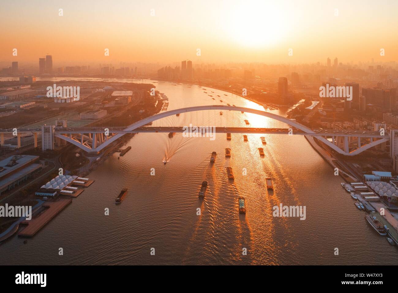 View over huangpu river hi-res stock photography and images - Alamy