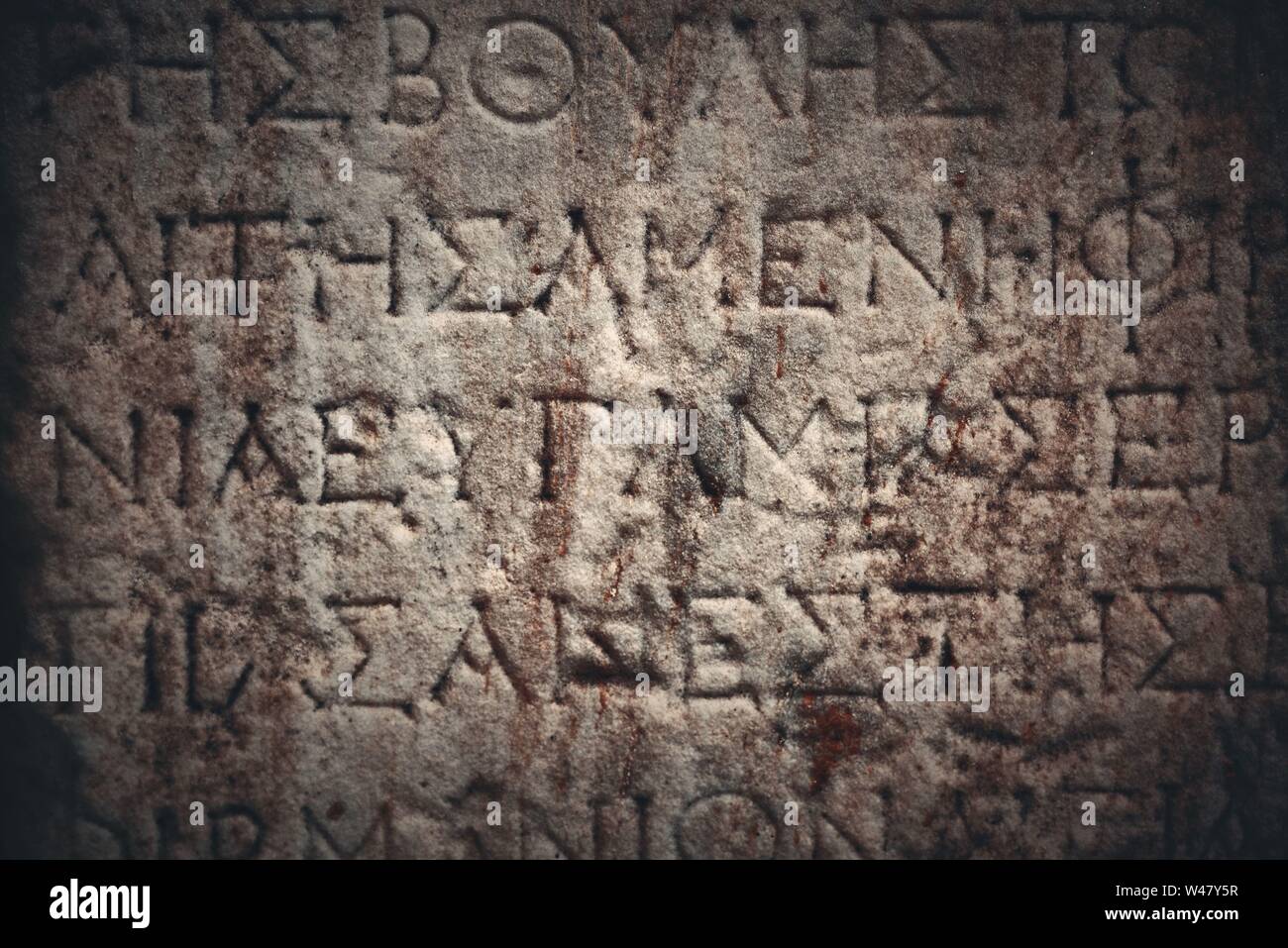 Greek character texture background from Acropolis historical ruins in ...