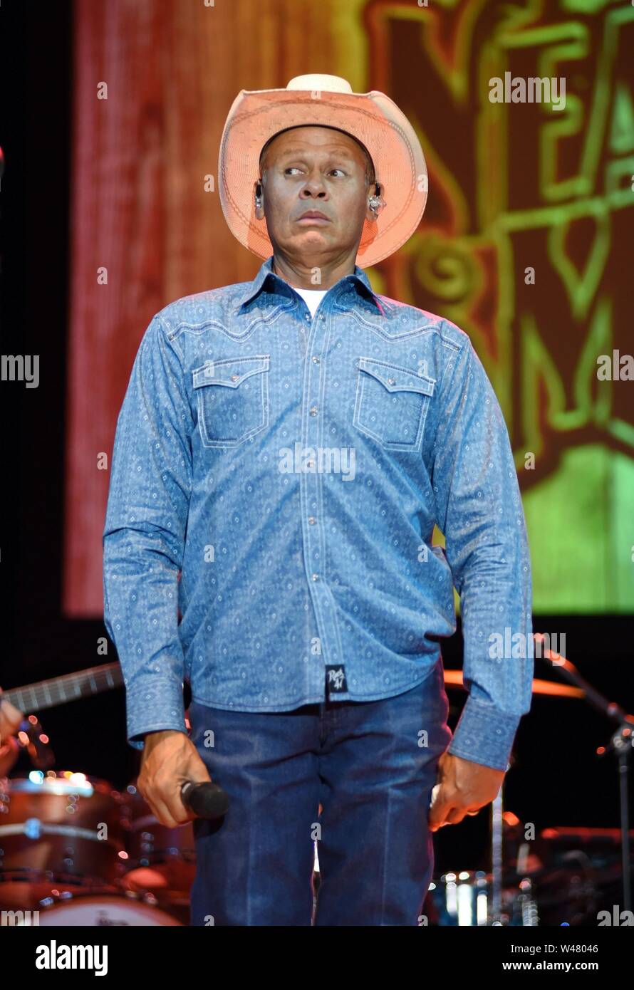 Hiawassee, GA, USA. 20th July, 2019. Neal McCoy on stage for Neal McCoy ...