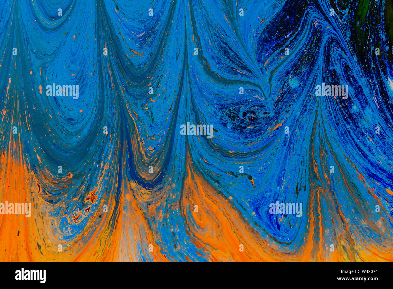 abstract marbling art patterns in paint as background Stock Photo - Alamy