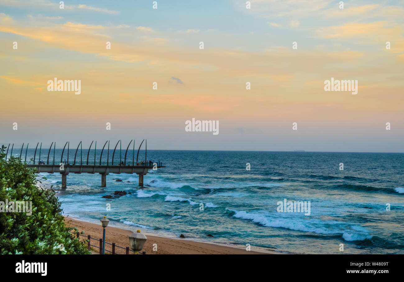 Umhlanga Promenade Pier a whalebone made pier in Kwazulu Natal Durban ...