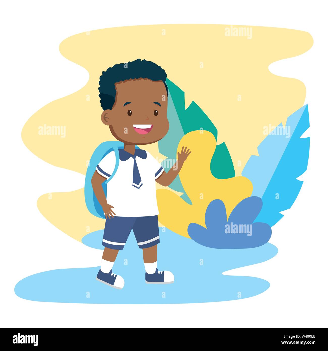 boy student back to school Stock Vector Image & Art - Alamy