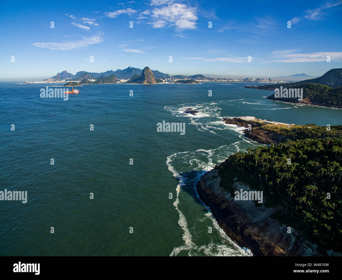 Wonderful cities of the world. City of Rio de Janeiro, Brazil, South ...