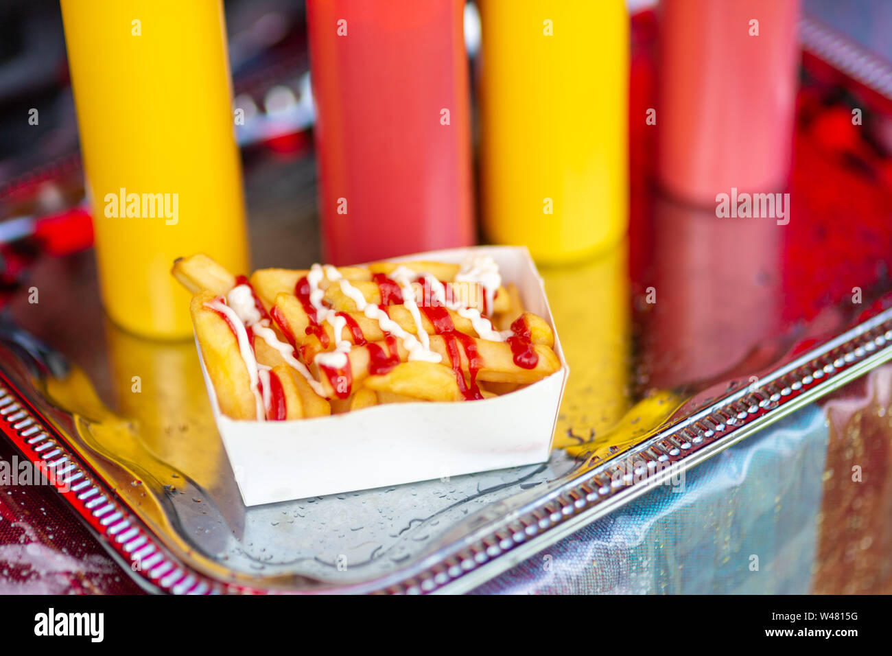 Stall with fries hi-res stock photography and images - Alamy