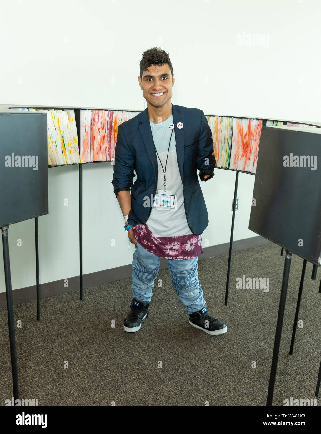 New York, NY - July 20, 2019: Singer Emmanuel Kelly attends NOVUS Summit SDG Moonshots at United ...