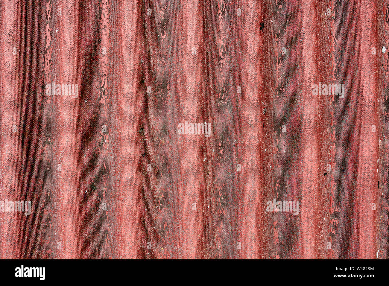 Red Lightweight Corrugated Bitumen Roof Background and Texture Stock ...