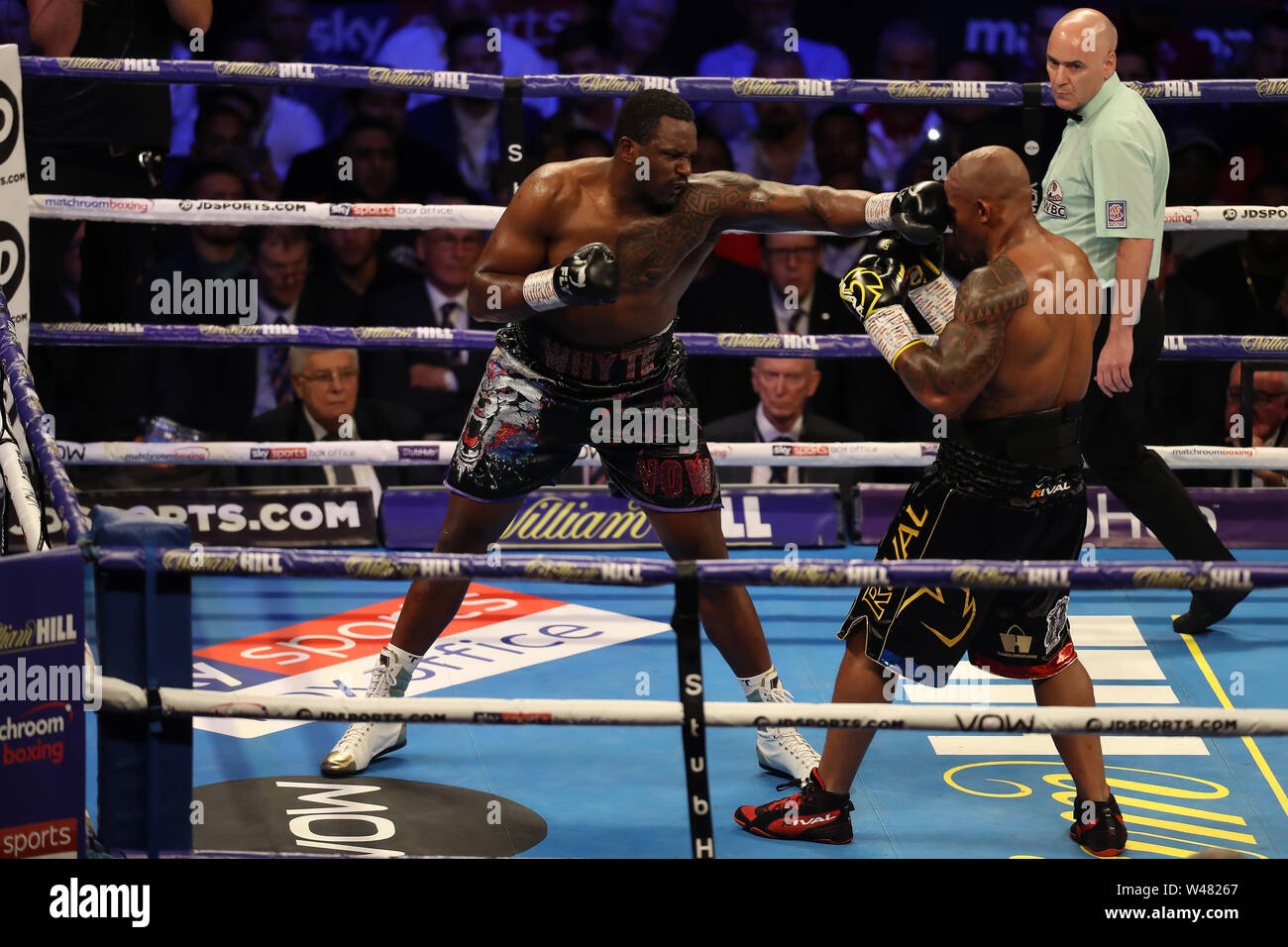 20th July 2019, The 02 Arena, London, England; Heavyweight Boxing, WBC ...