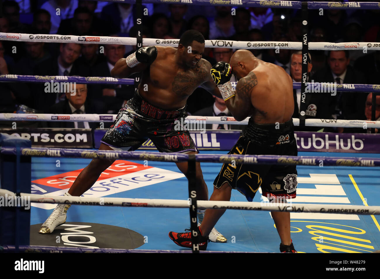 20th July 2019, The 02 Arena, London, England; Heavyweight Boxing, WBC ...